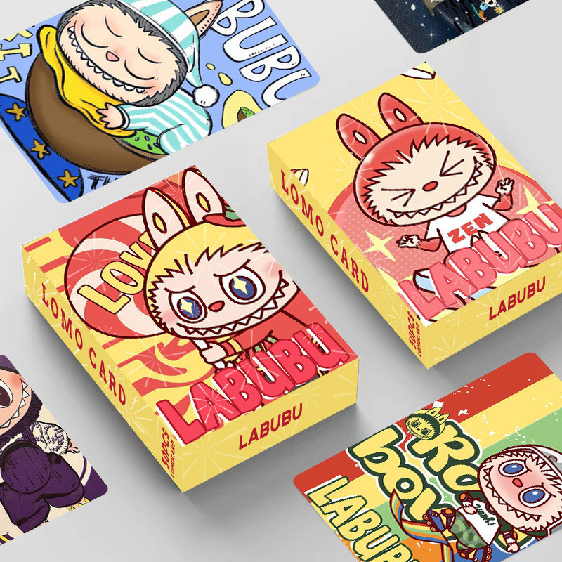 30pcs/set Anime Manhwa Manga Photocards POP MART Lomo Cards labubu ...