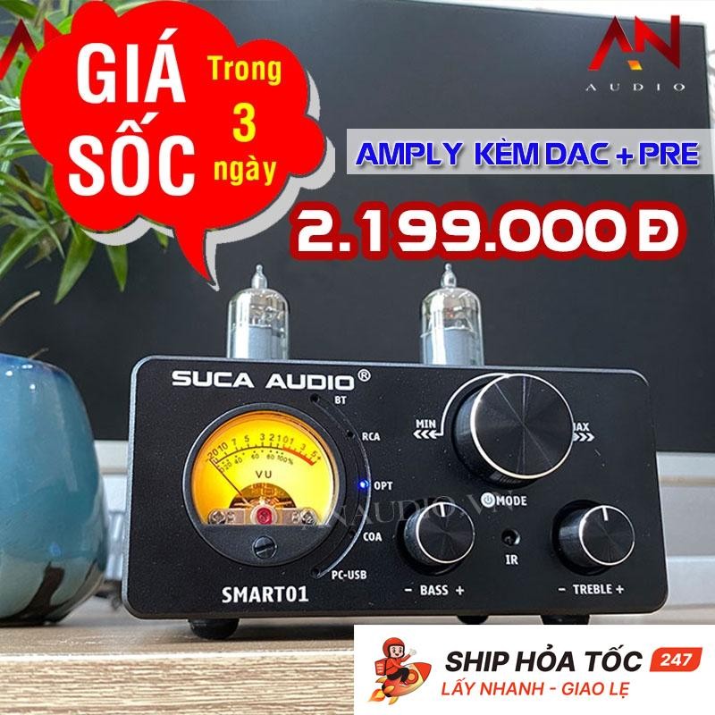 Amply Smart01 – SUCAAUDIO Tích Hợp Giải Mã + Pre Đèn 100wx2 | Shopee Việt Nam