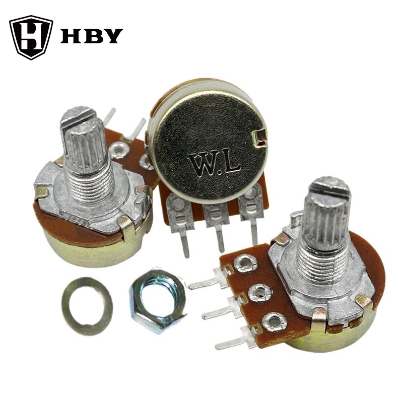 Wh148 15mm B1K B2K B5K B10K B20K B25K B50K B100K B500K B1M Điện trở ...