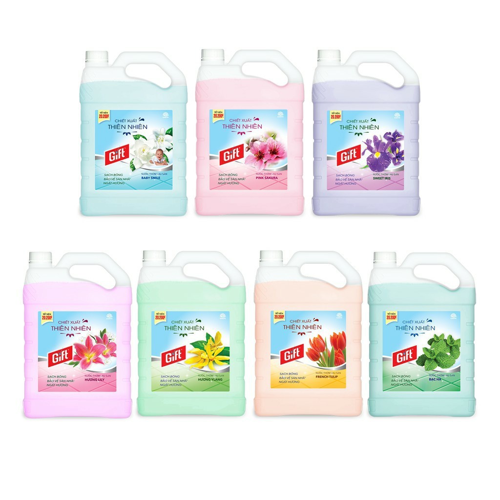 Can Nước Lau Sàn Gift 3,8kg - Chính hãng | Chính hãng | Shopee Việt Nam