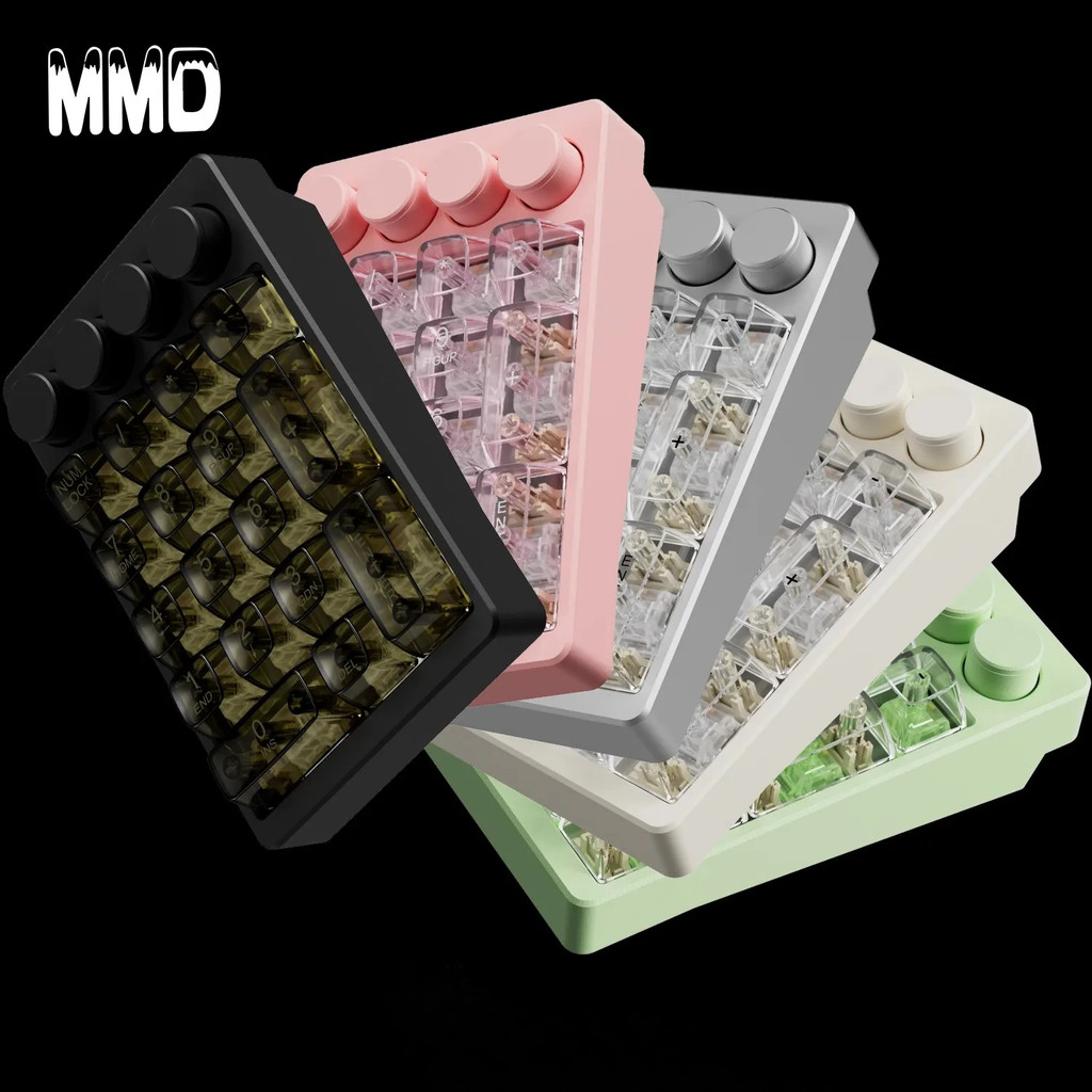 MMD KM21 Pro Mechanical Keyboard CNC Aluminium Alloy 21 Keys Wired ...