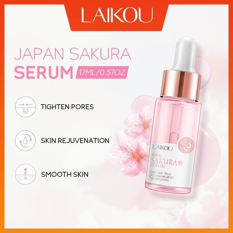 Laikou serum sakura Se Khít Lỗ Chân Lông Làm Trắng Da 17ml | Shopee Việt Nam