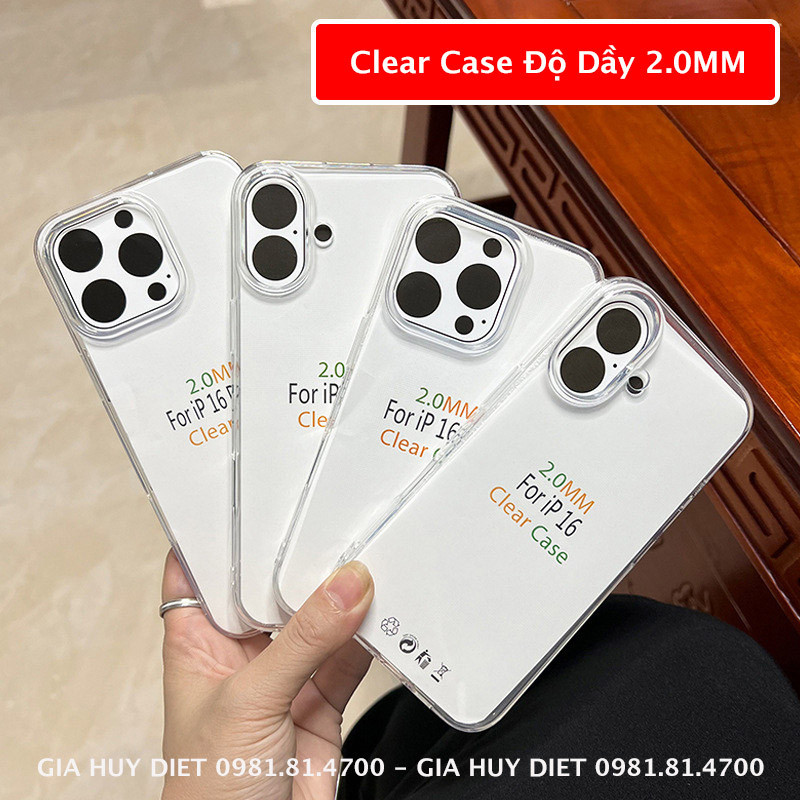 Ốp lưng iPhone ClearCase 2,0Mm Độ Dầy Tốt Nhất Thị Trường, Chống Sốc ...