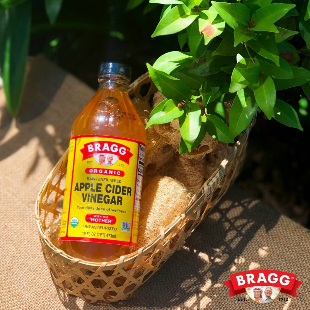 Giấm táo hữu cơ Bragg - Hàng Mỹ - MÈO BEAUTY | Shopee Việt Nam