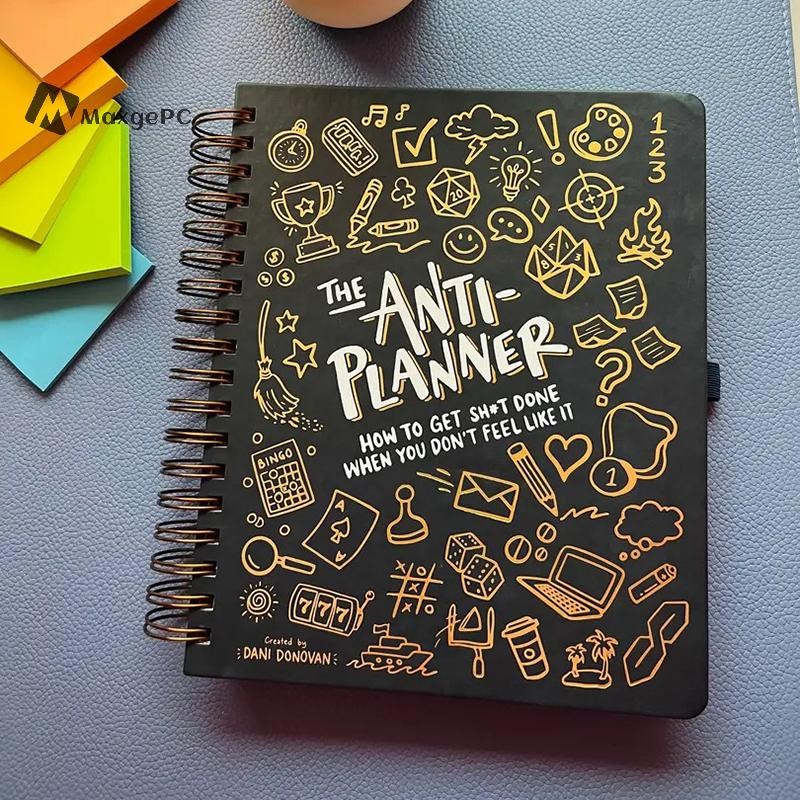 Maxgepc Anti Planner Tag Book Daily Planner Organizer Notebook Beat ...
