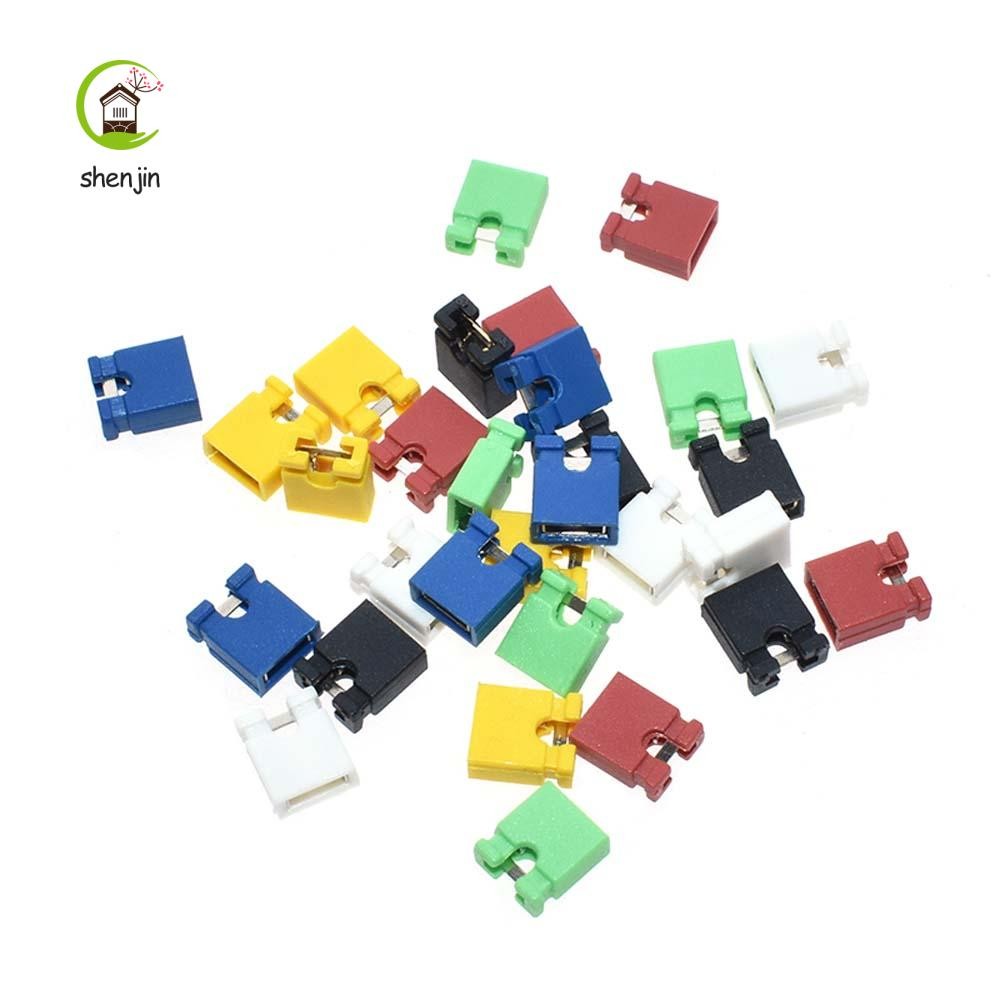 Pitch Jumper Cap Đen DIY Dây Vỏ 2.54MM 100 Chiếc Khối Ngắn Mạch Pin ...