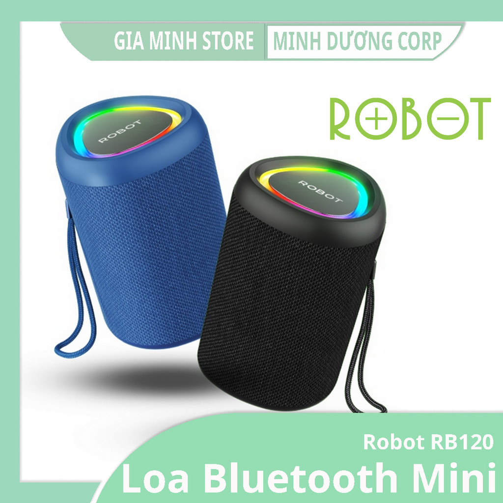 Loa Bluetooth Mini Robot RB120 - Pin 1200mAh - Đèn LED Hiệu Ứng - Nghe ...