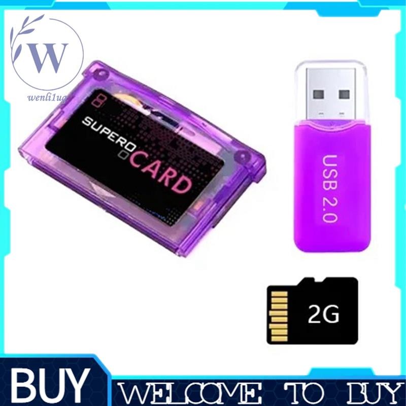 [Wenli1ug] Dành Cho Bộ Chuyển Đổi Thẻ Micro-SD SuperCard Mini + Thẻ Nhớ ...