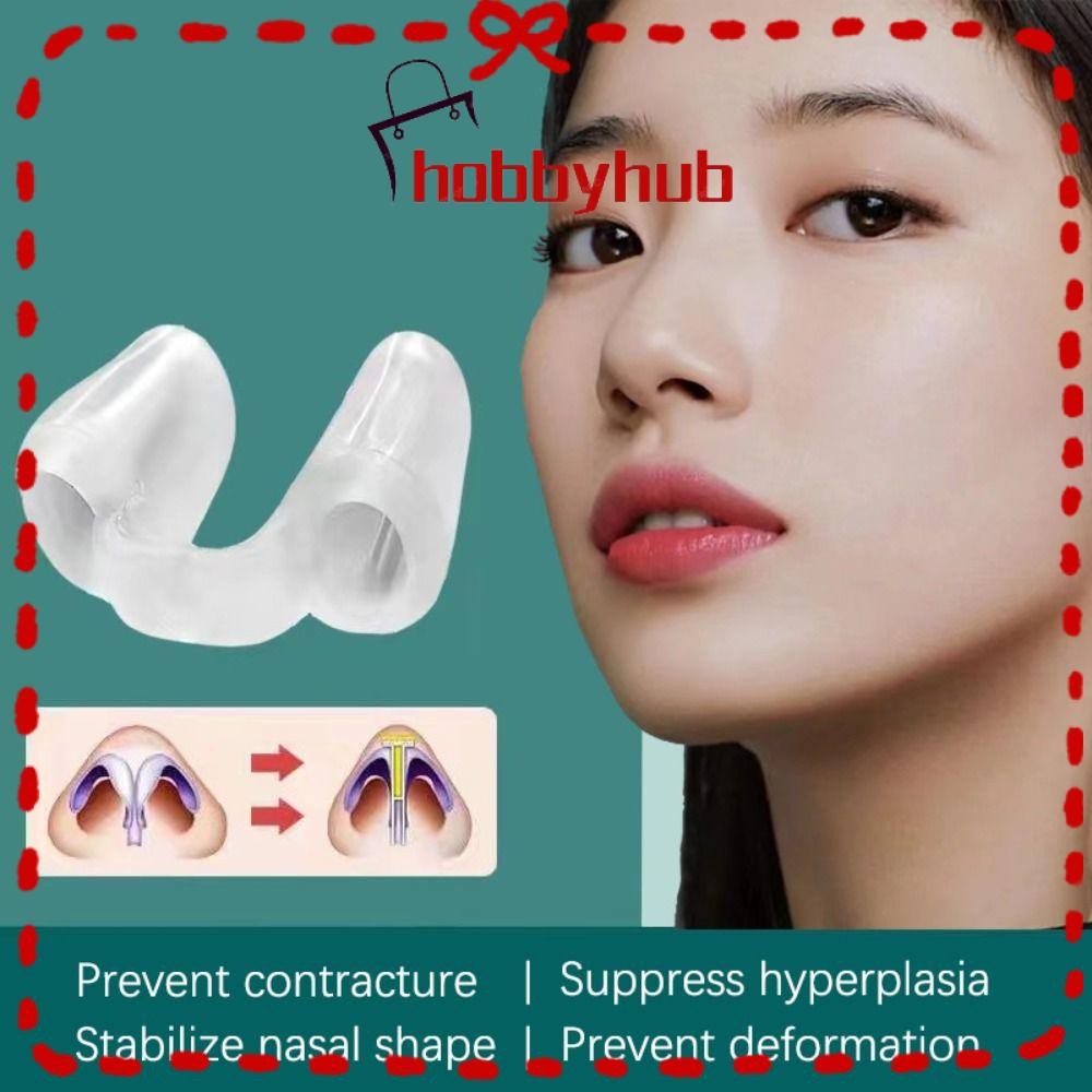 Hobbyhub Silica Gel Mũi Kẹp, Hỗ Trợ Định Hình Silicone Sau phẫu thuật Định Hình Nostril Hỗ Trợ ...