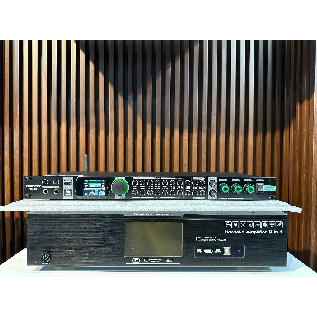 Ampli và đầu chỉnh âm Vang số chỉnh cơ GUINNESS PX3000 - Hàng Chính ...