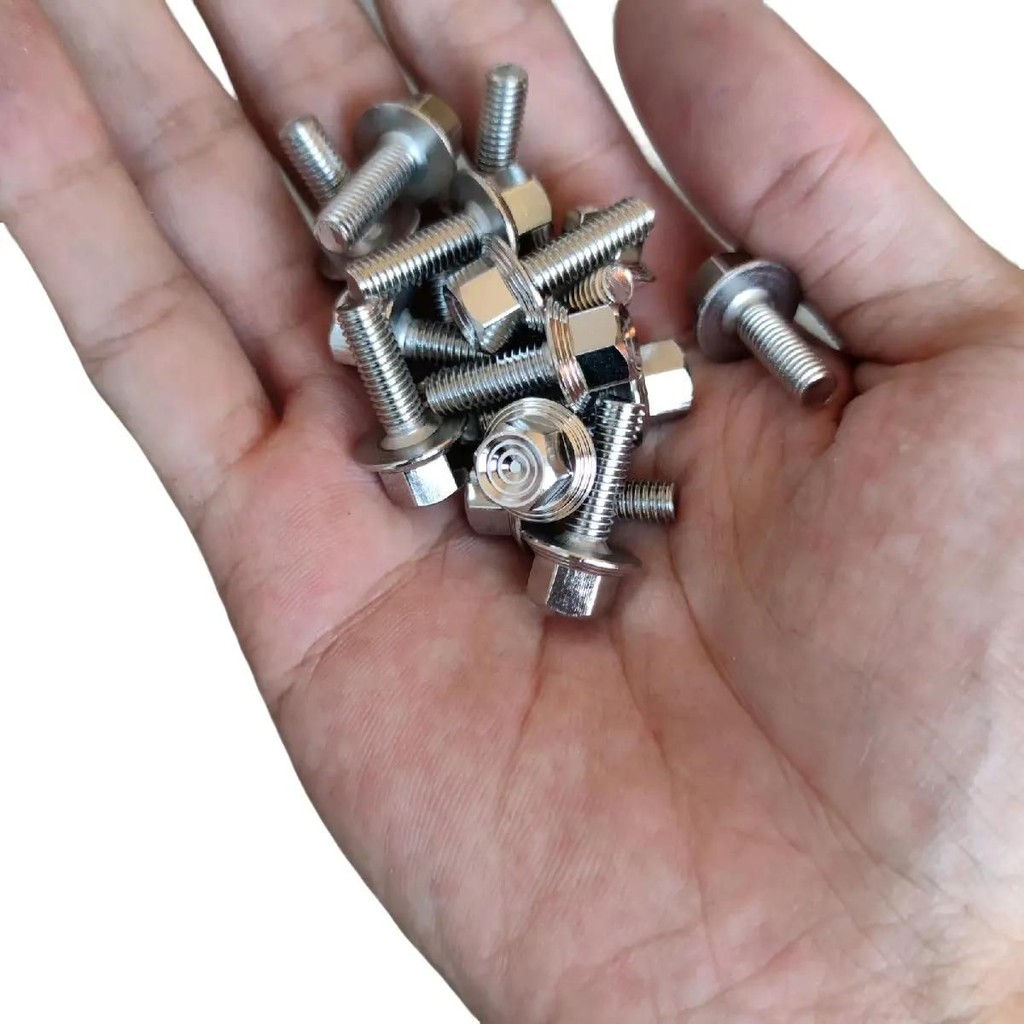 1 CON ốc inox 304 5li15 đầu TRỤ THÁI bắt dàn áo cho nhiều dòng xe ...