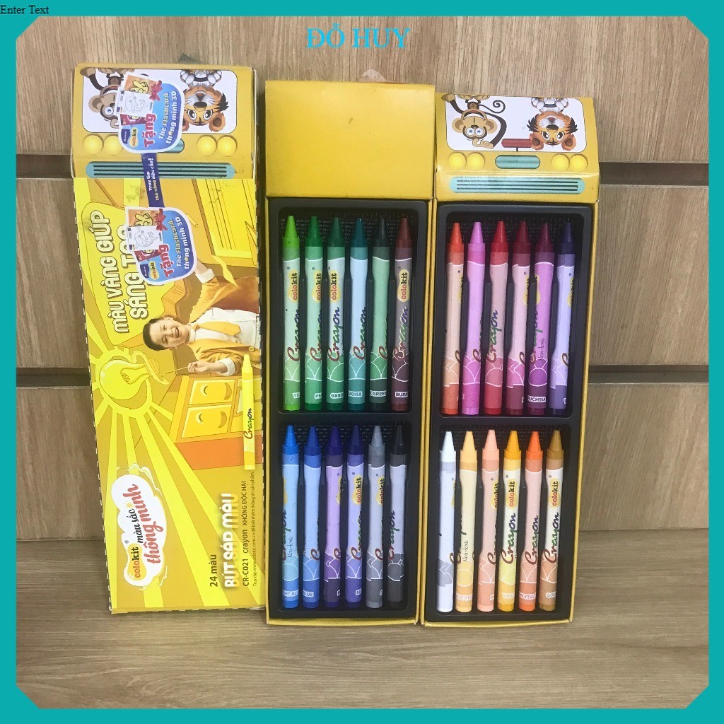 Bút sáp TL màu Colokit 12 màu CR-C022 và 24 màu CR-C021(VPP DO HUY) | Shopee Việt Nam