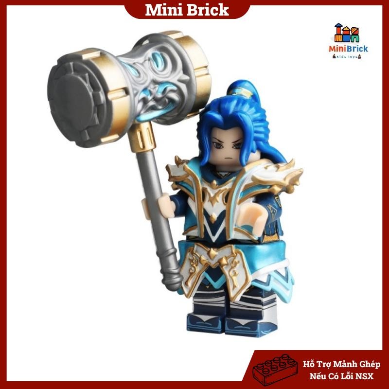 Đấu la đại lục Đồ chơi lắp ráp Minifigures nhân vật phim Đường Tam Custom 2 Búa Minibrick ...