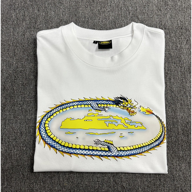 Phong Cách Mới Corteiz Dragon Pan Devil Island In Hình Tay Ngắn Xu ...