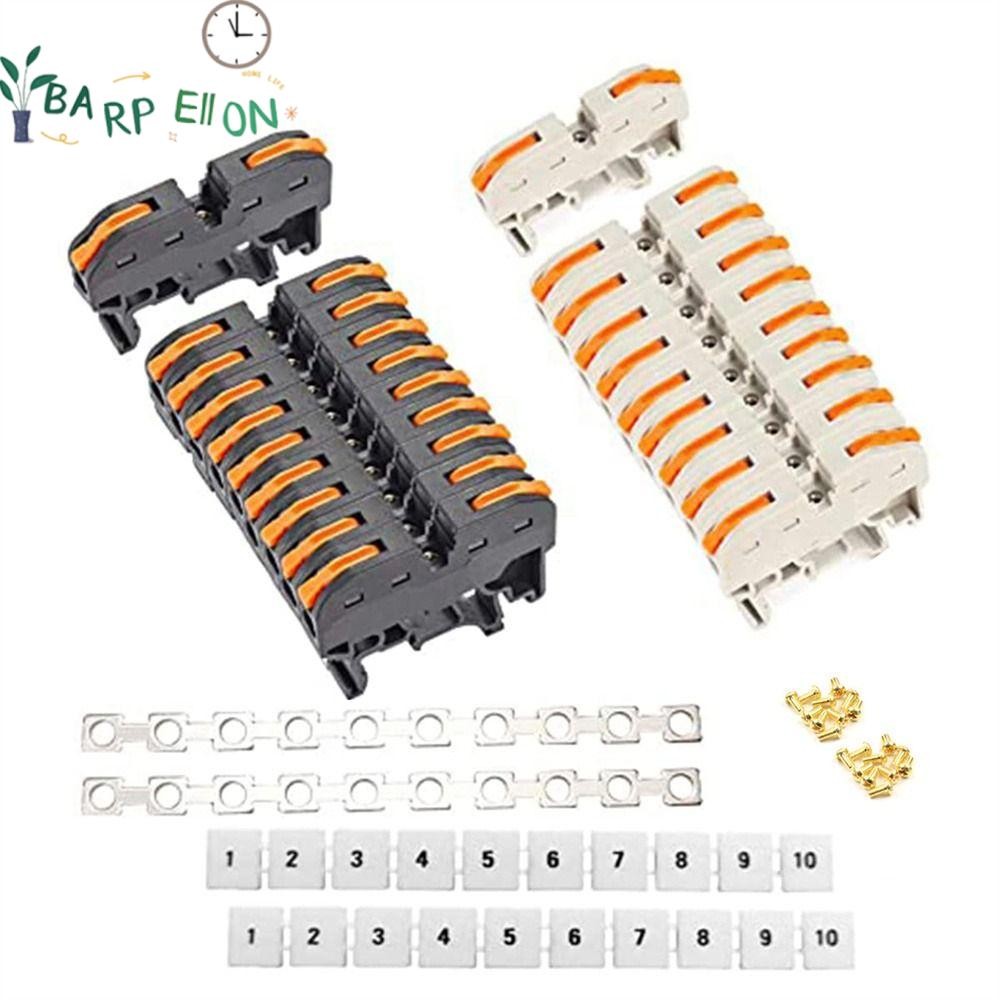 BARPELLON 20 CÁI DIN Rail Terminal Blocks Kit, Universal Compact Power ...