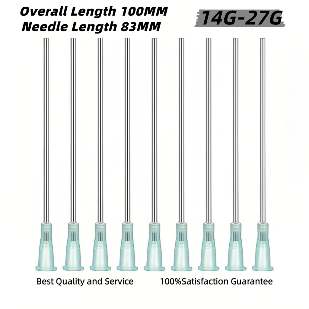 10pcs Ống Chiều Dài 83mm, Tổng Chiều Dài 100mm 14G-27GKim pha chế bằng ...