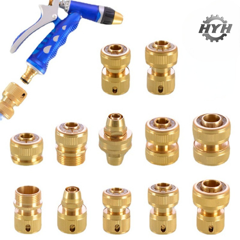 [Hyh] Đầu nối nhanh ống nước Ống 16 / 20 / 25mm Cắm nhanh In-Line Snap-On 4 điểm Đầu nối nước ...