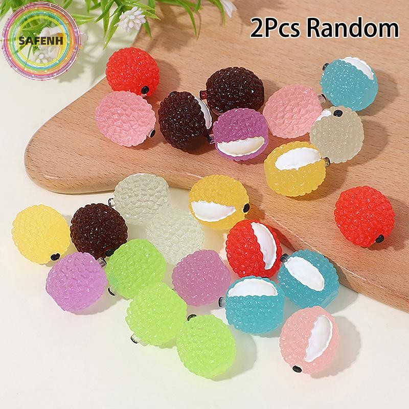 Safenh 2 Chiếc Mô Phỏng Mô Hình Trái Cây Dạ Quang Đồ Trang Trí Micro ...