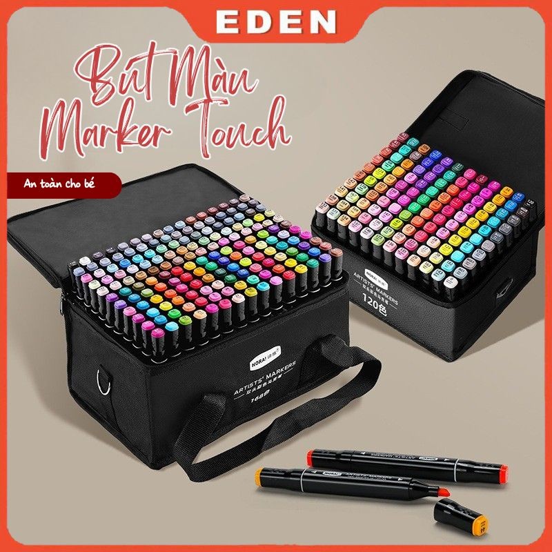 Bút Màu Marker Touch 24/36/48/60/80/100/120 Màu Vẽ Tranh, Màu Vẽ Sáng ...