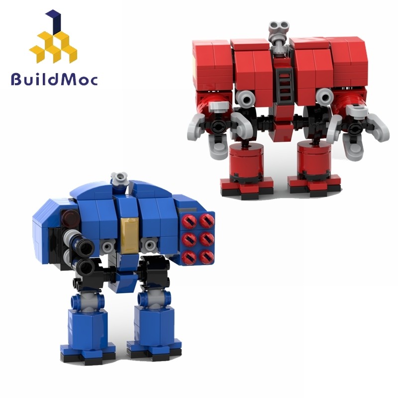 Warhammer 40K Ballistus Dreadnought mô hình Sáng Tạo Mini Đỏ Xanh Mech ...
