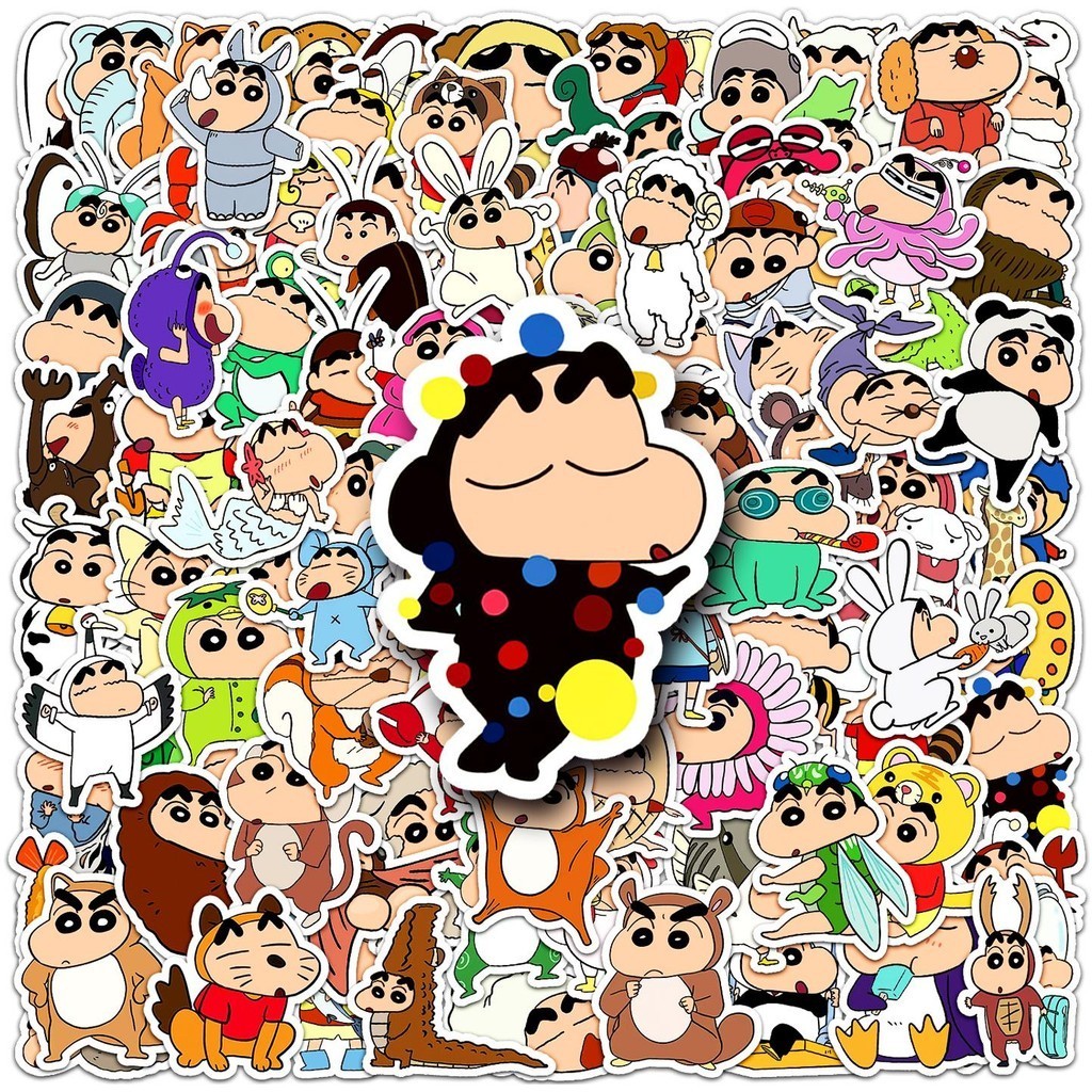 50 sticker Crayon Shin-chan Ngộ nghĩnh - Sticker Dán Điện Thoại, Laptop ...