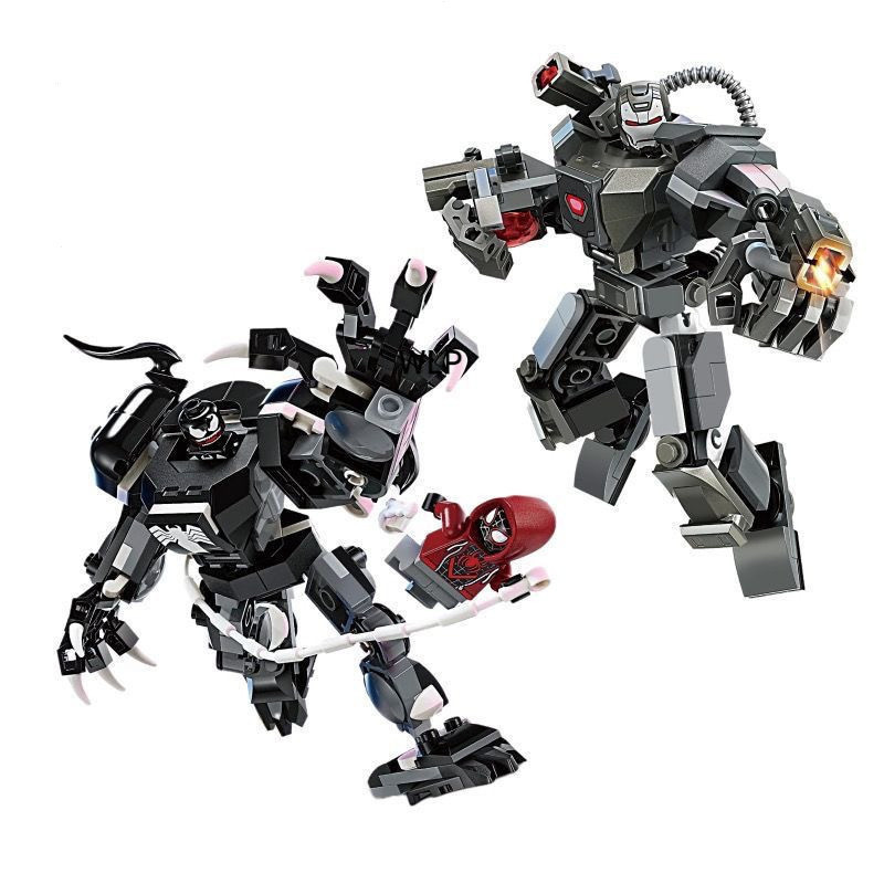 venom Iron Man robot đồ chơi trẻ em lắp ráp Mô hình Khối xây dựng Tương ...
