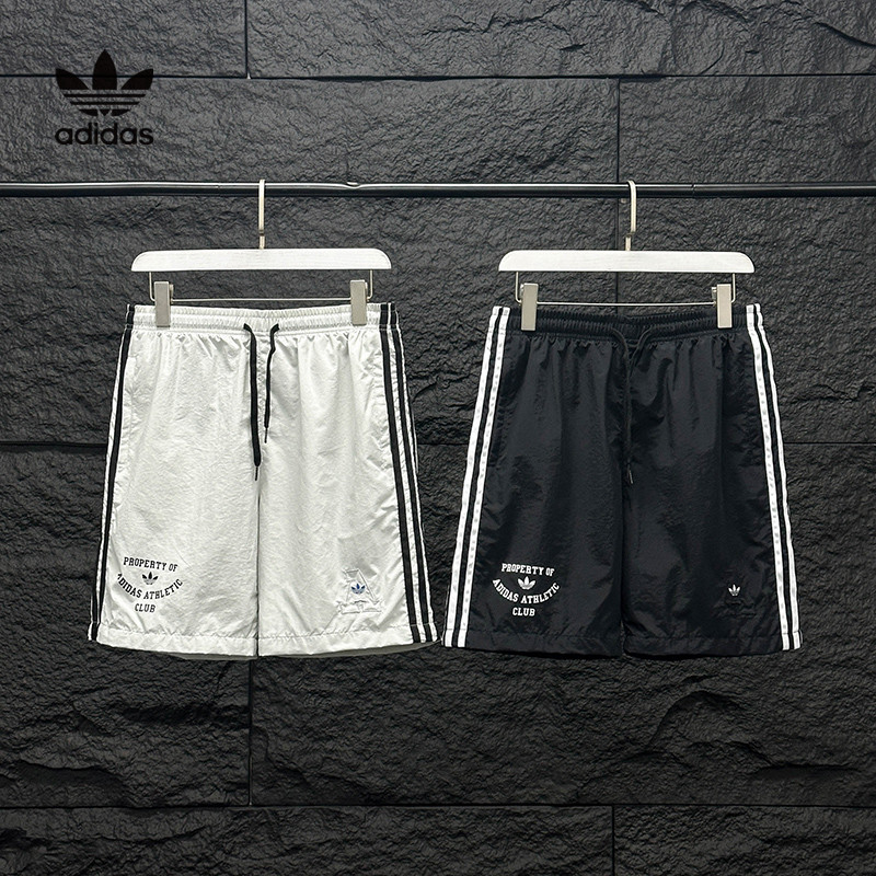 Adidas 100% Original Thêu Logo Cổ Điển Viền Dây Rút Quần Short Dành Cho ...