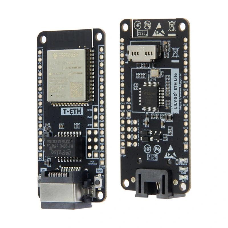 LILYGO® Bảng phát triển T-ETH-Lite ESP32 ESP32-S3 W5500 Mô-đun Ethernet ESP32-S3-WROOM Hỗ trợ TF ...