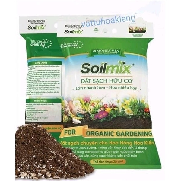 Đất sạch Soilmix ( 20 dm ) Chuyên hoa hồng, kiểng lá... (Bao) | Shopee ...
