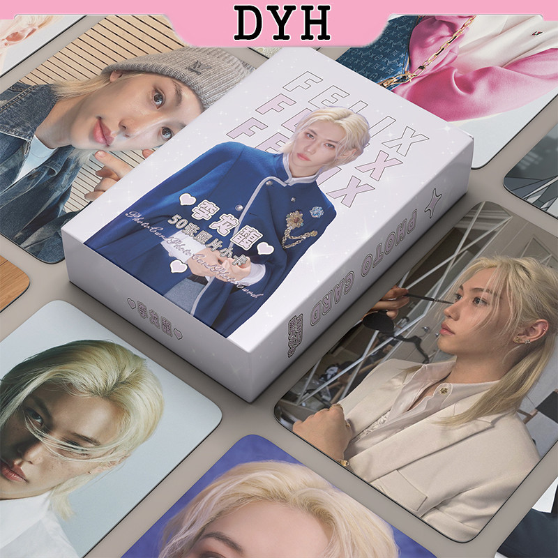 50 Cái / hộp Stray kids Felix Laser Card Photocards Holographic LOMO ...