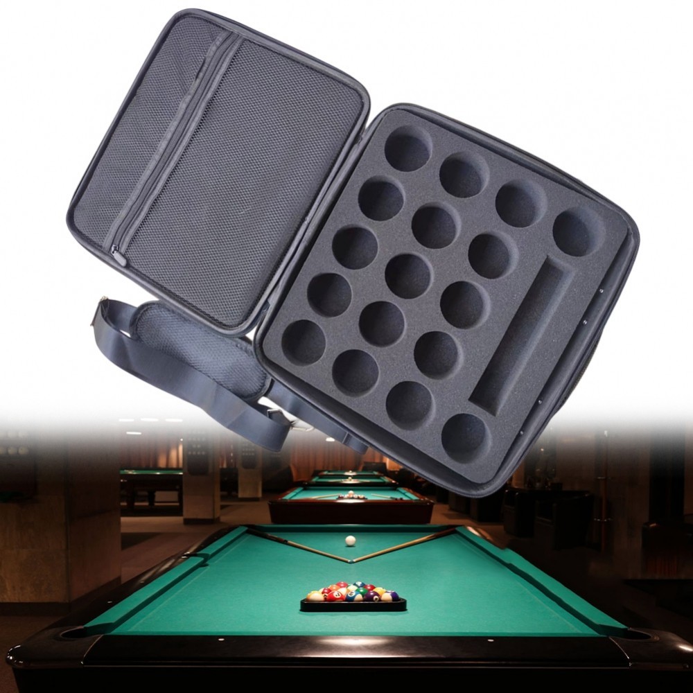 【Instock】Nylon Billiard Case with EVA Protection for Pool Ball Storage ...