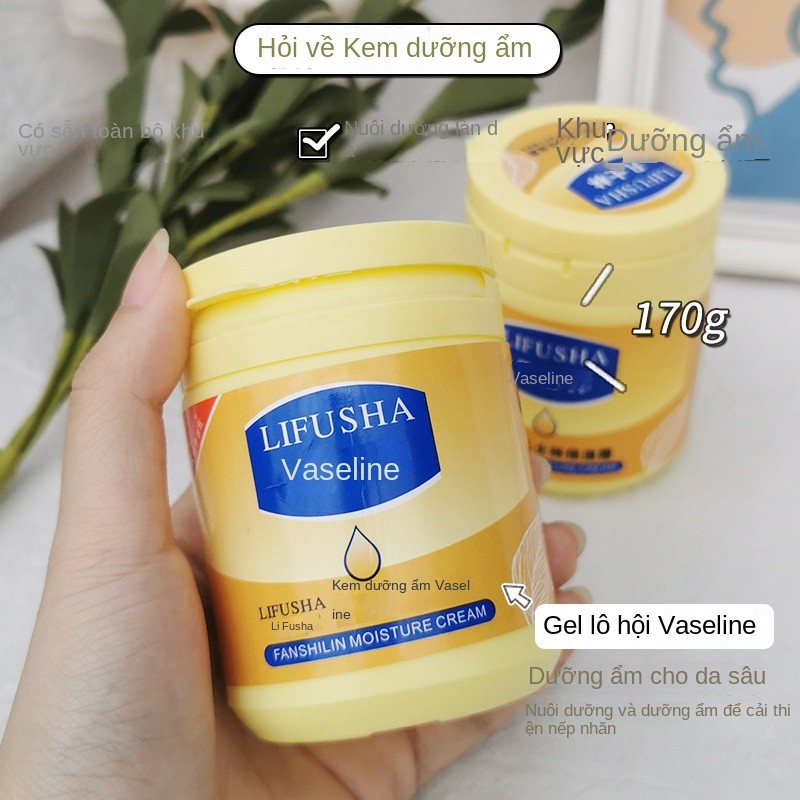 Kem dưỡng ẩm Bedivar Vaseline 170G Bổ sung độ ẩm Làm sáng màu da Chống ...