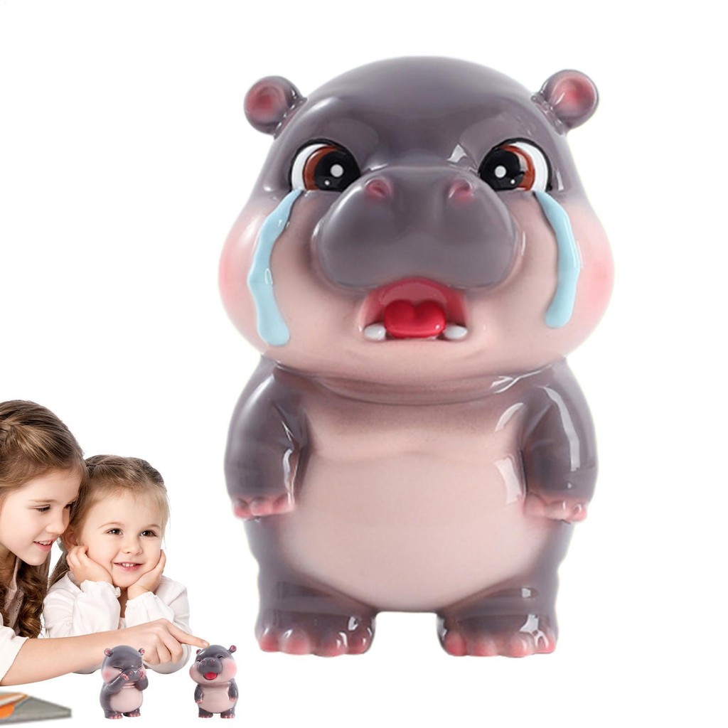 Moo Deng Hippo Tượng Trang Trí Nhà Hỗ Trợ Cảm Xúc Tượng Hà Mã Hỗ Trợ ...