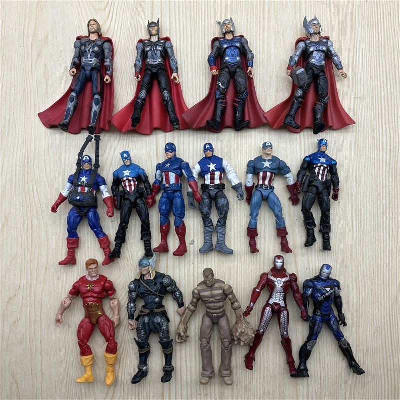 Hàng rời Marvel 3.75 inch Hasbro có thể di chuyển búp bê Captain ...