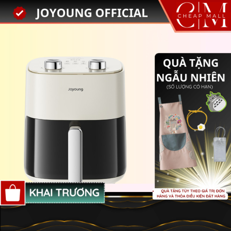 Nồi chiên không dầu Joyoung 5L JAF-565 - Công suất 1500W, Điều khiển núm xoay - Bản tiếng Việt ...
