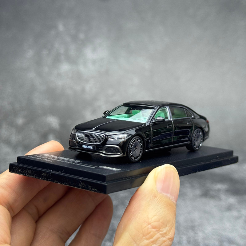 AR 1/64 Maybach Brabus S850 Kiệt tác 2023 Mô hình xe hợp kim Xe diecast ...