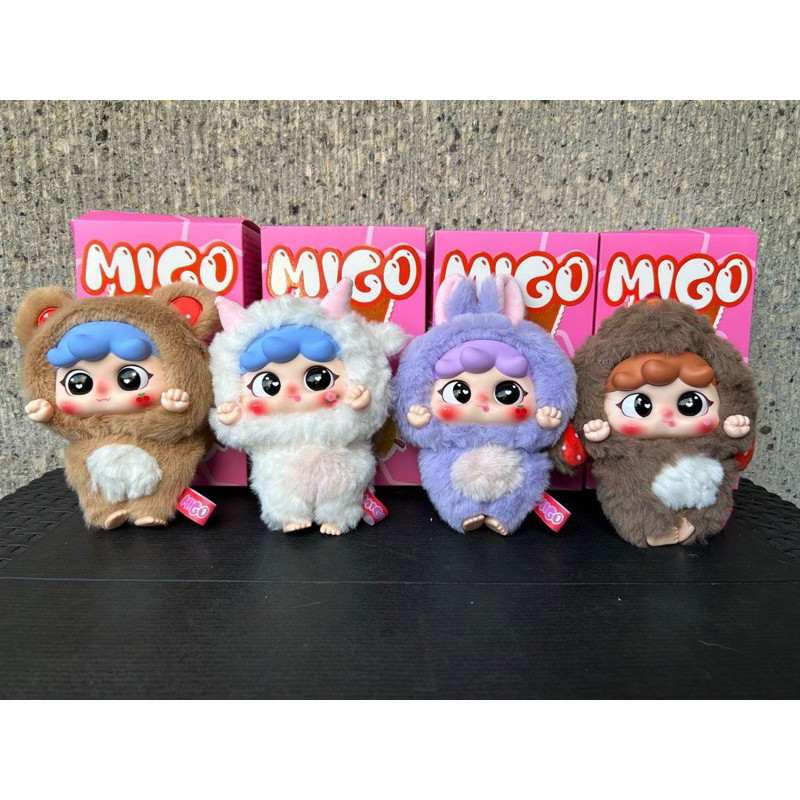 (tặng móc khóa labubu) Hộp mù ngẫu nhiên Migo Full Body Happy Ghost ...