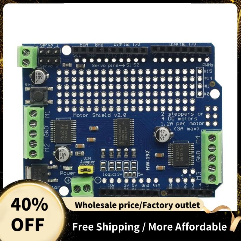 Tb6612 Mosfet Stepper Motor PCA9685 Tiêu Chuẩn IIC I2C PWM Servo Driver Shield V2 cho Robot PWM ...