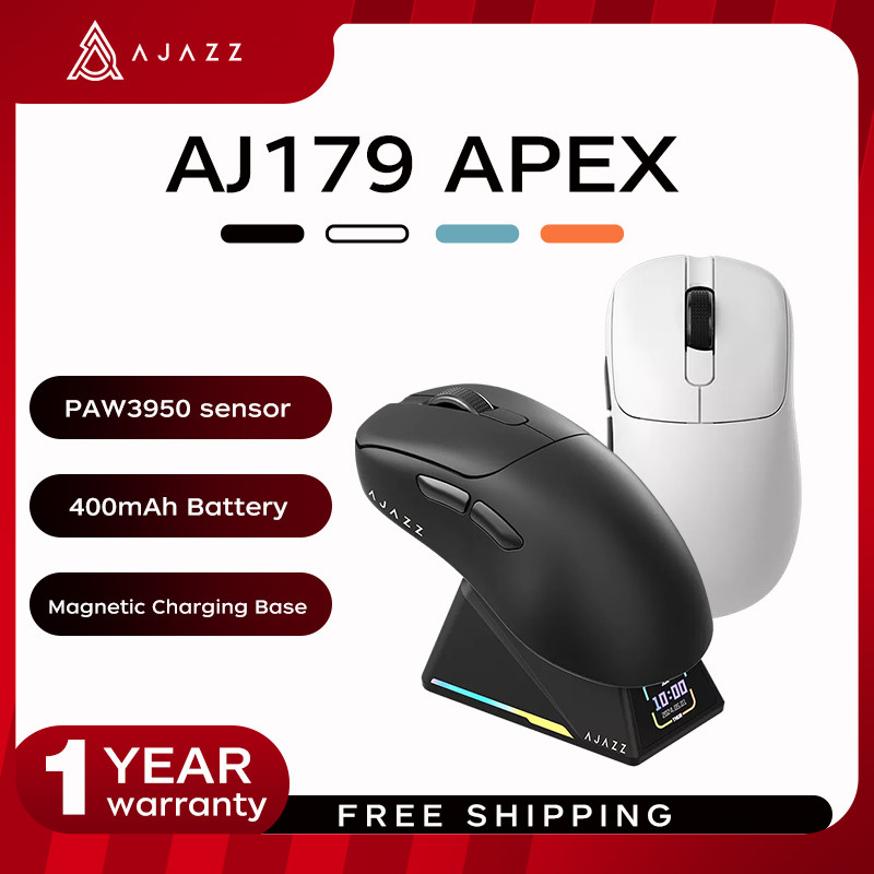 Aj179 Apex Chuột Không Dây AJAZZ 58g Nhẹ Tuổi Thọ Pin Dài Phát Hành Mới Đa Chế Độ Bluetooth 2.4g ...