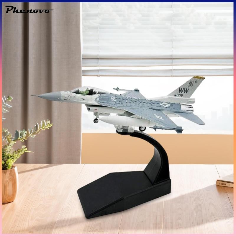 F16 Fighter Diecast Hợp Kim Máy Bay Đồ Chơi Màn Hình 1 / 100 Có Bàn ...