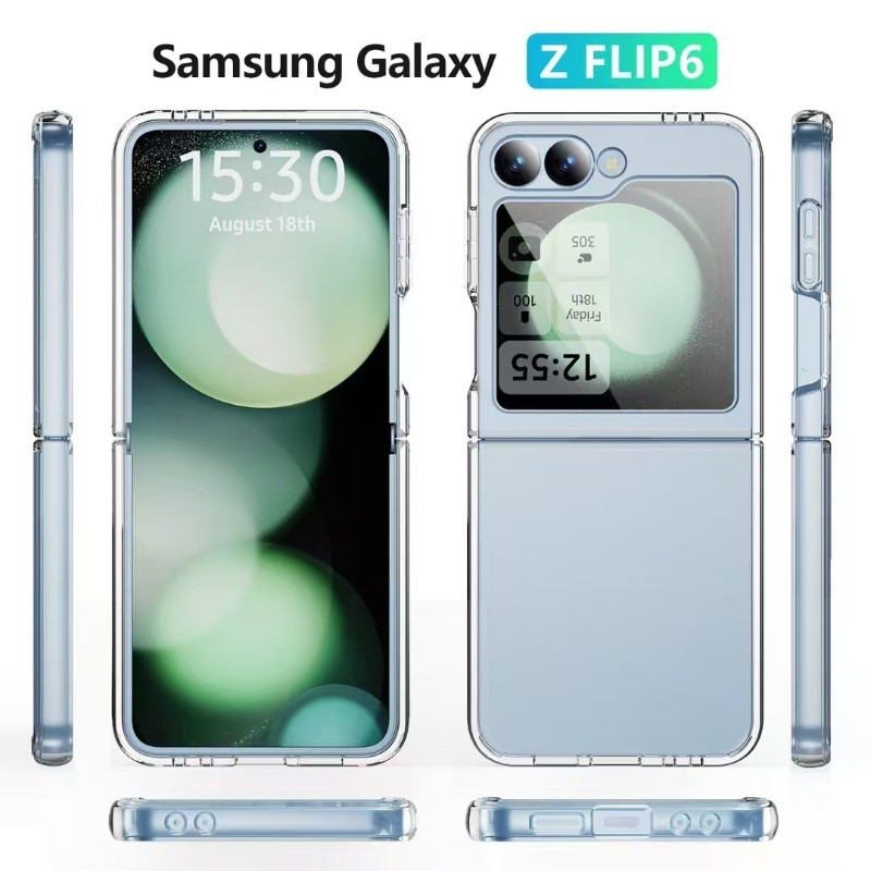 Dành Cho Samsung Galaxy Z Flip 7FE 6 5 4 3 Ốp Điện Thoại Trong Suốt ...
