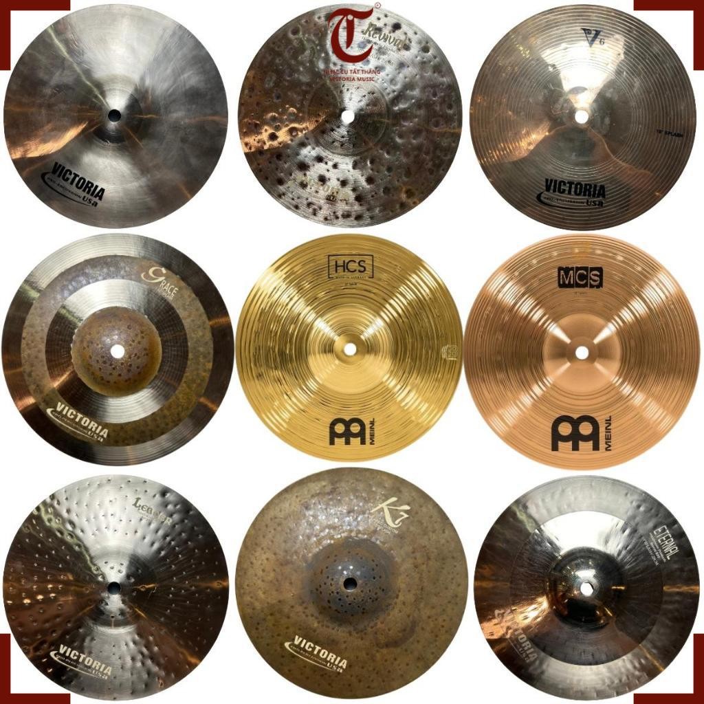 Cymbal Splash 10 inch, Lá đồng Xanh Pan 10'' Cho Nhạc Jazz Và Hát Chầu ...