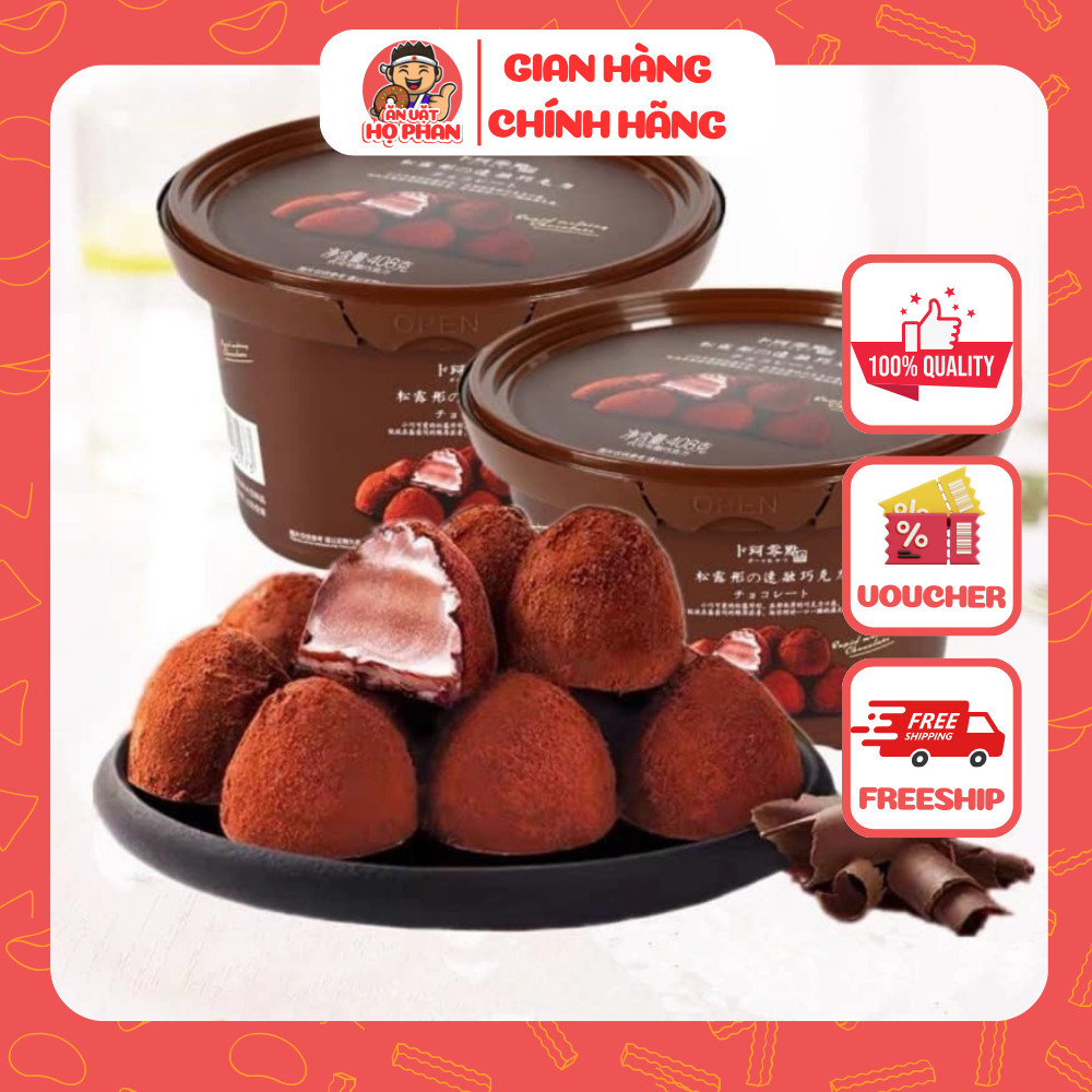 Socola Nama 408gr, Socola tươi Nama Truffles hình nấm - Ăn Vặ Họ Phan ...