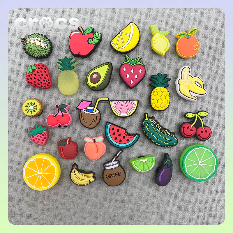 charm crocs fruit jibbitz crocs Charm sticker dép crocs DIY charm dép ...