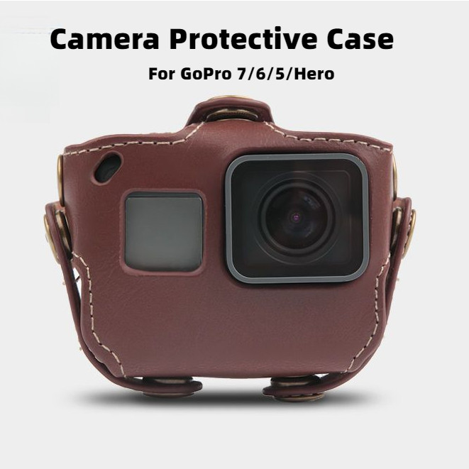 Ốp da bảo vệ máy ảnh cho GoPro 6/5 Túi Đựng Gopro Hero chống trầy xước ...