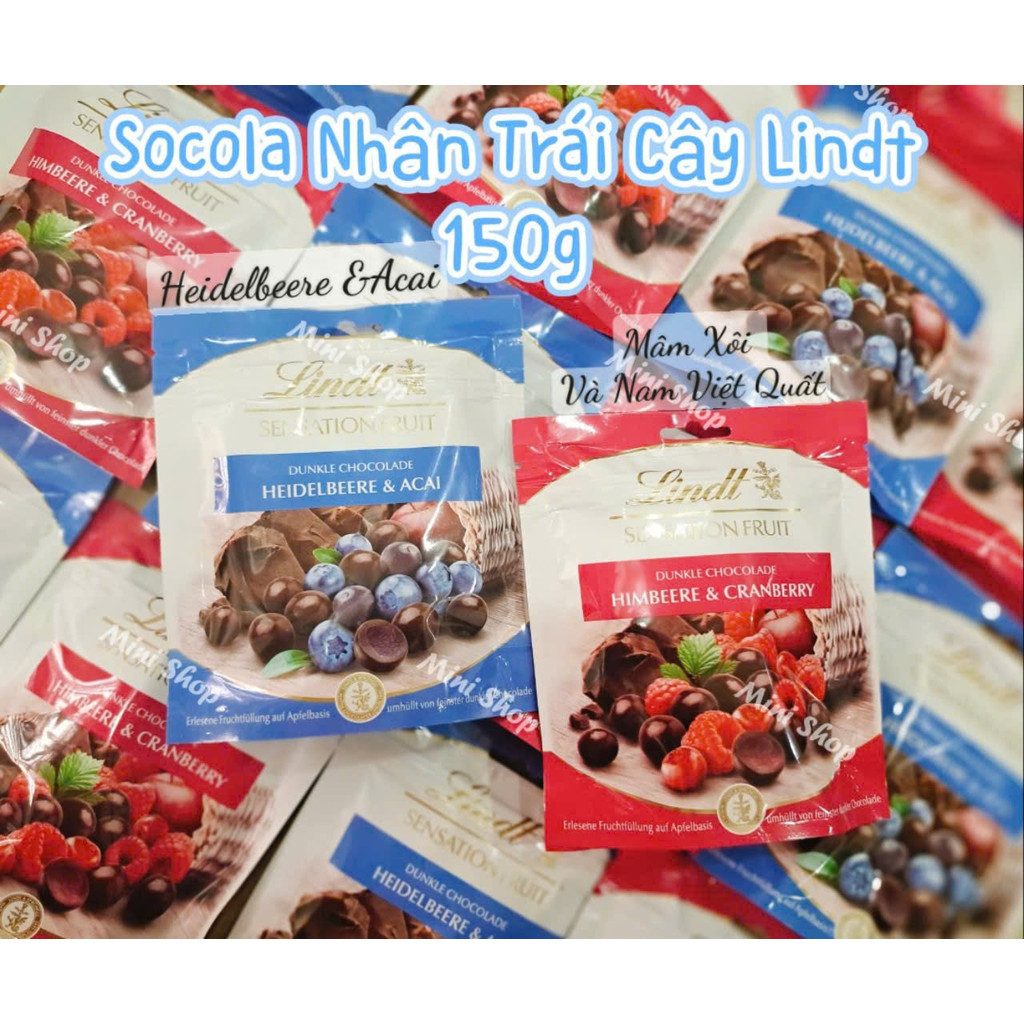 Socola Nhân Trái Cây Lindt 150g leetrinh15 | Shopee Việt Nam