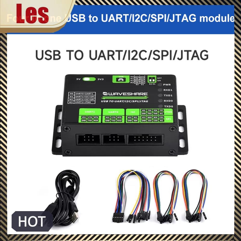 Bộ chuyển đổi giao diện USB sang UART / I2C / SPI / JTAG 3.3V / 5V Hỗ trợ nhiều giao diện ...