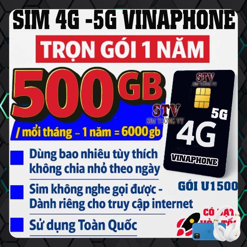 sim 4g vinaphone d500 ,12td49,u1500, 14big50y, d159v trọn gói miễn phí 1 năm | Shopee Việt Nam