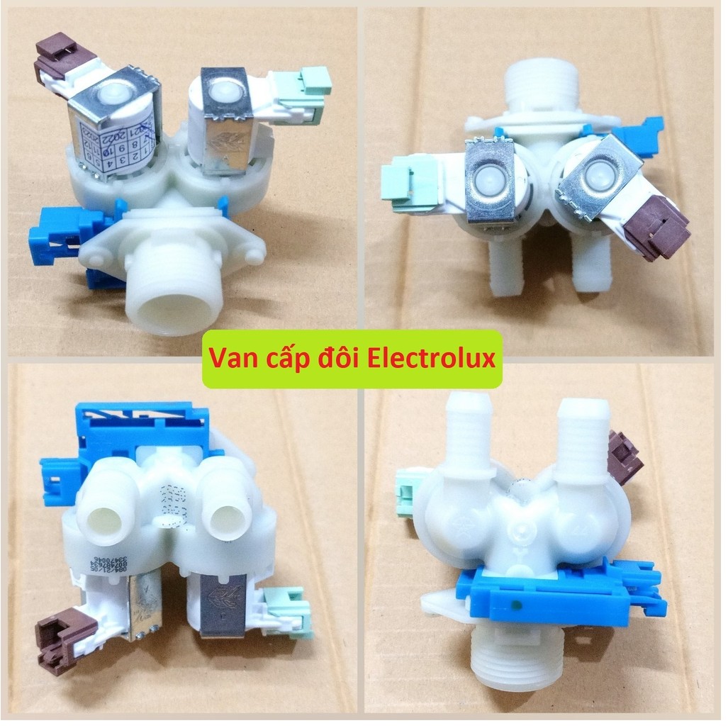 Van cấp nước đôi máy giặt Electrolux EWF 12938, 12938S, 12933, 14012 ...