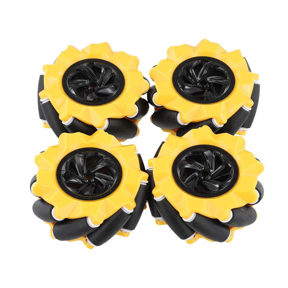 Bánh xe Mecanum 48 / 60 / 80MM Lốp đa hướng Độ cứng cao cho Robot thông ...